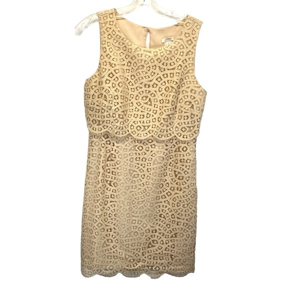 J. Jill | Dresses | J Jill Aline Dress Woman Sz 4 Embroidery Lace ...